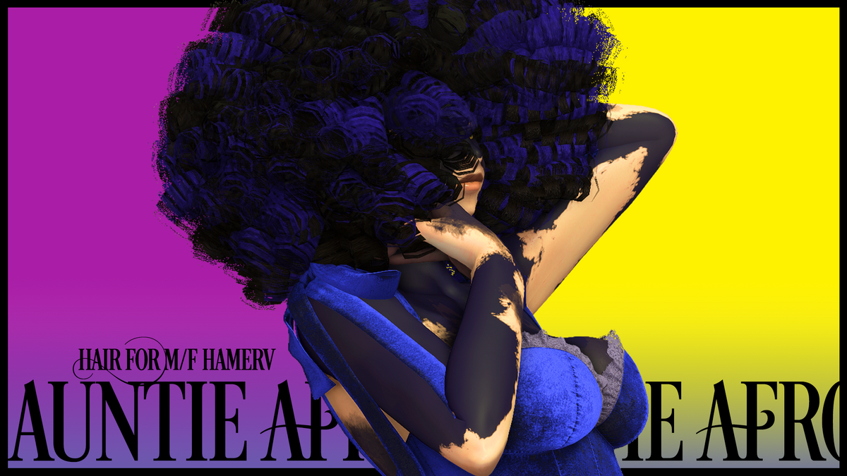 Auntie Afro Hair - Hair Mod for FFXIV – Nikki be Moddin